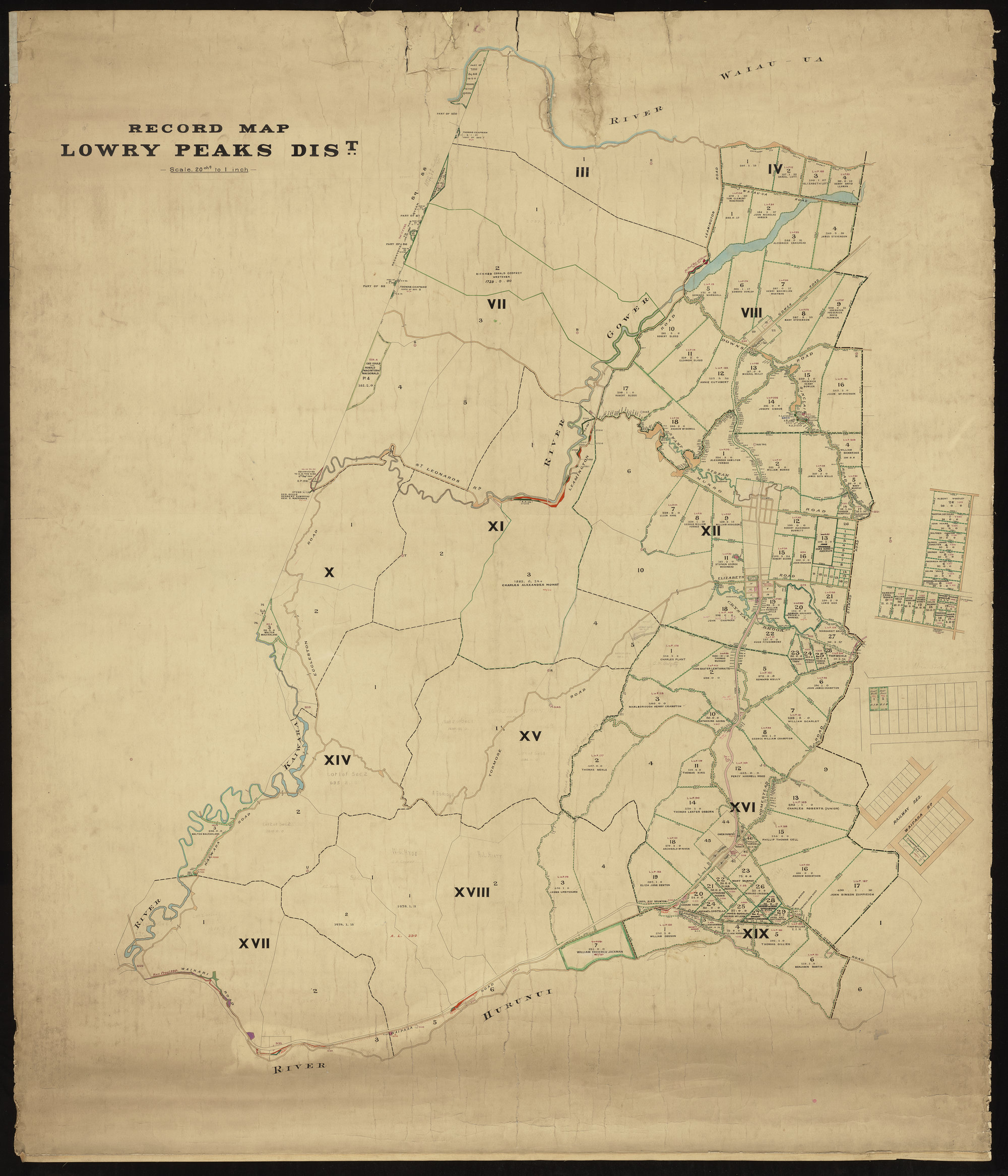 Lowry Peaks District | NZ Heritage Maps Platform