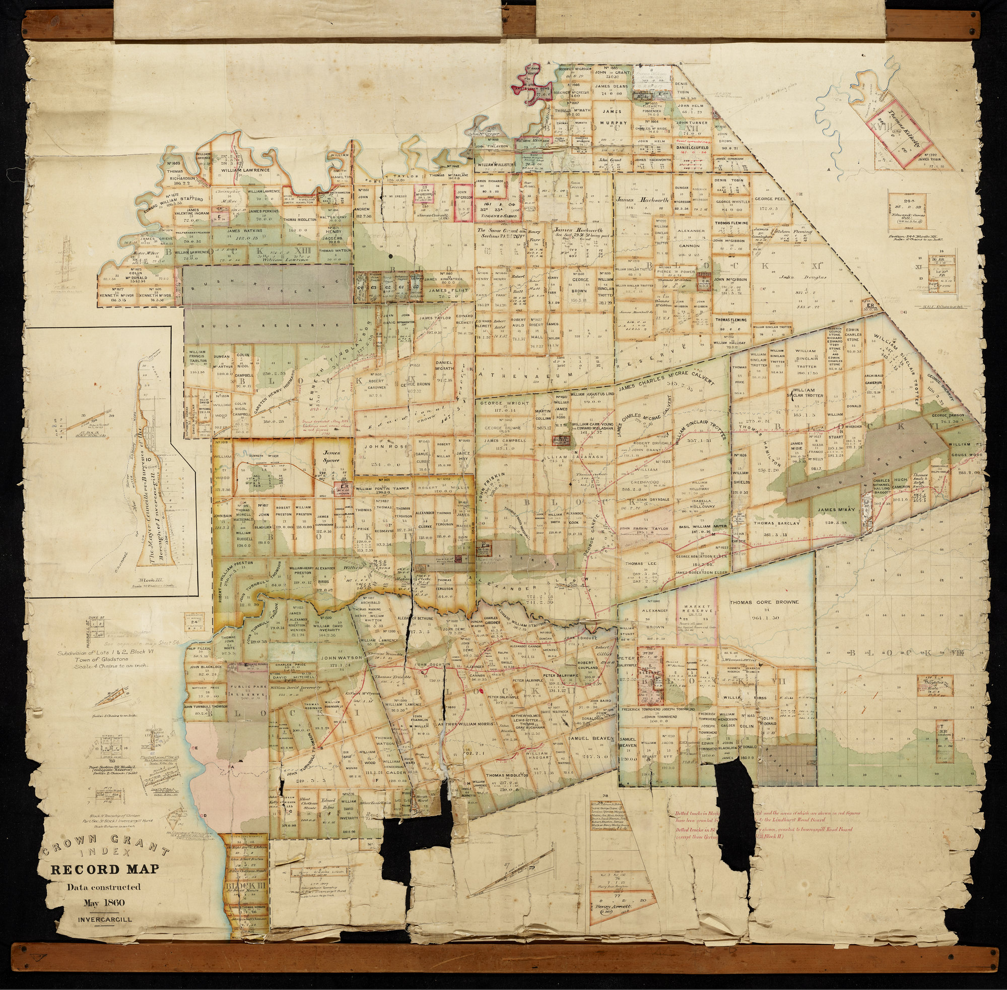Invercargill Hundred: Blocks I, II, IV - VI, VII - XII, VIII, & XIX ...